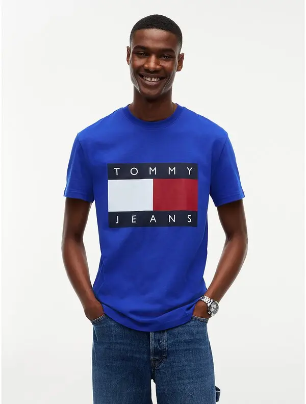 Tommy Hilfiger Big Flag Logo T-shirt - Deep Marine
