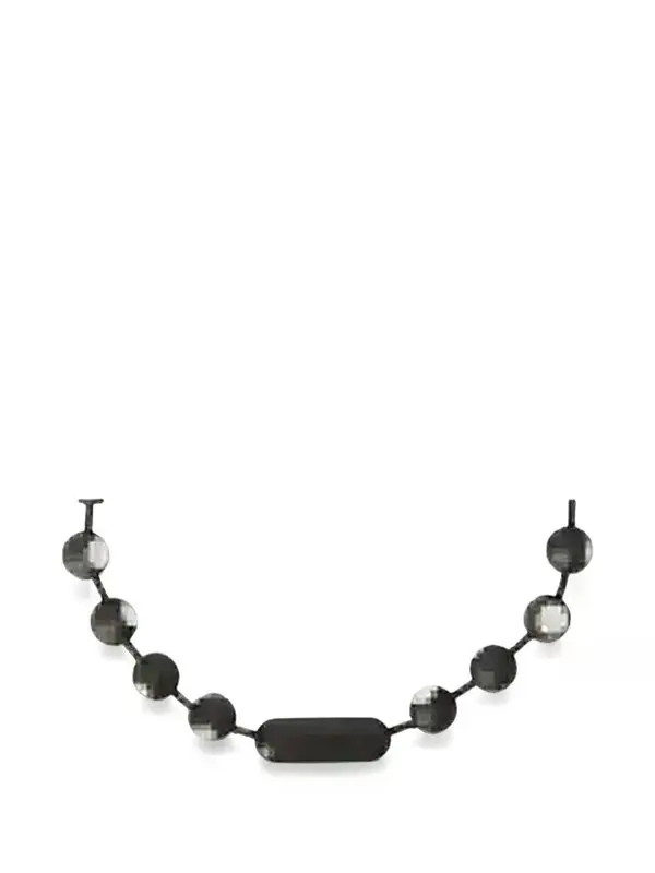 AMBUSH Ballchain Choker Necklace With Cylindrical Detail