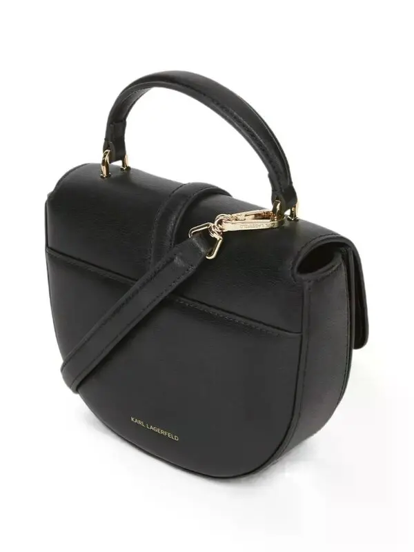 Karl Lagerfeld K/autograph Drop Cross Body Top Handle Bag - Black