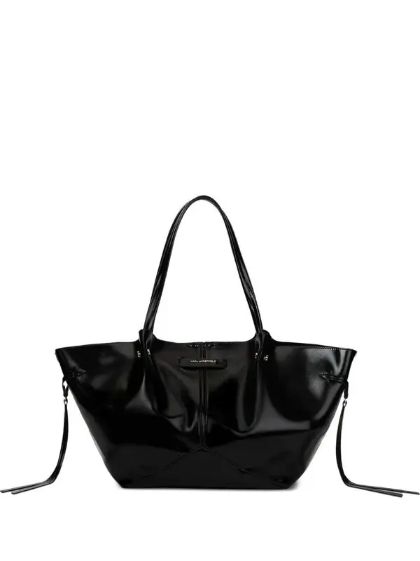 Karl Lagerfeld Medium K/pierced Shiny Tote Bag