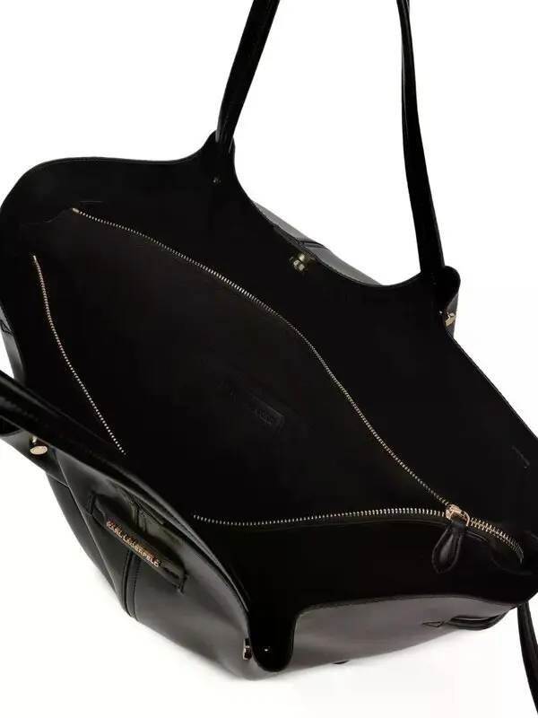 Karl Lagerfeld Medium K/pierced Shiny Tote Bag