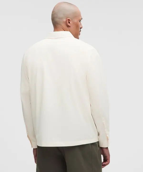 Lululemon Unshaken Long-sleeve Collared Shirt - Coconut Ivory