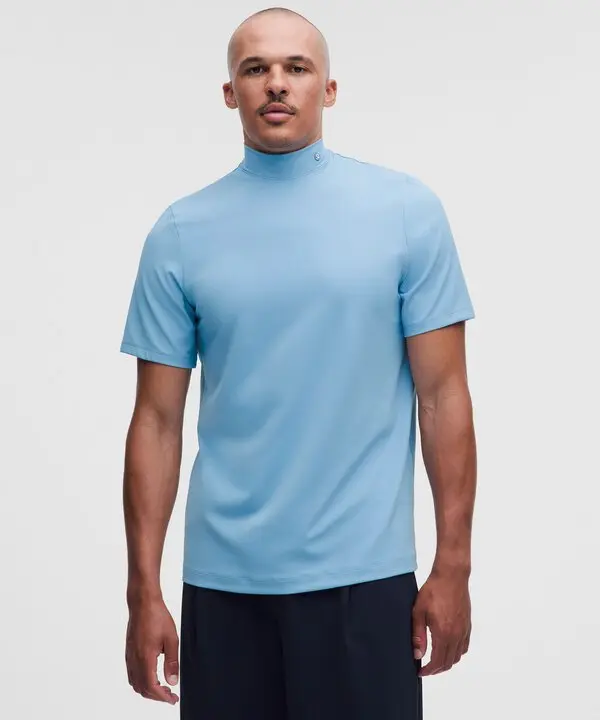 Lululemon Showzero Slim-fit Mockneck Shirt - Dreamy Blue