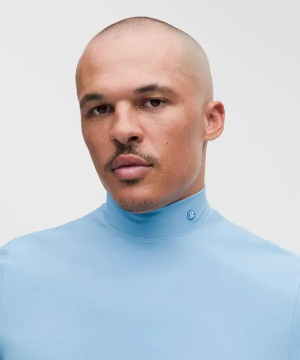 Lululemon Showzero Slim-fit Mockneck Shirt - Dreamy Blue
