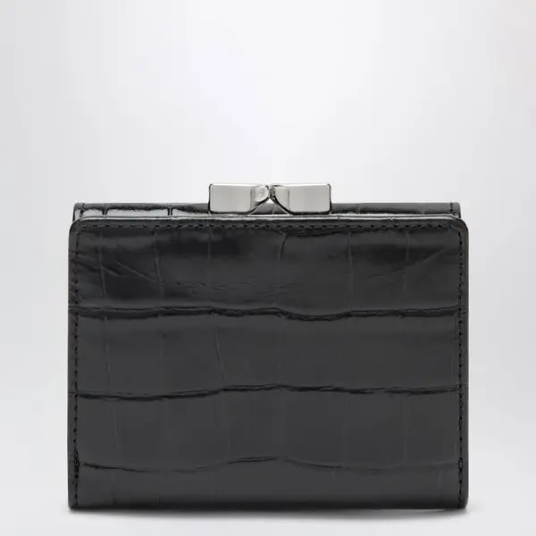 VIVIENNE WESTWOOD Small Frame Wallet In Calf Leather