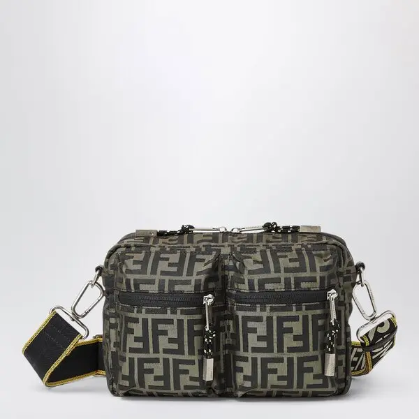 Fendi Superlight Ff Zucca Fabric Camera Case Bag - Brown