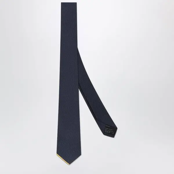Fendi Silk Neck Tie - Blue
