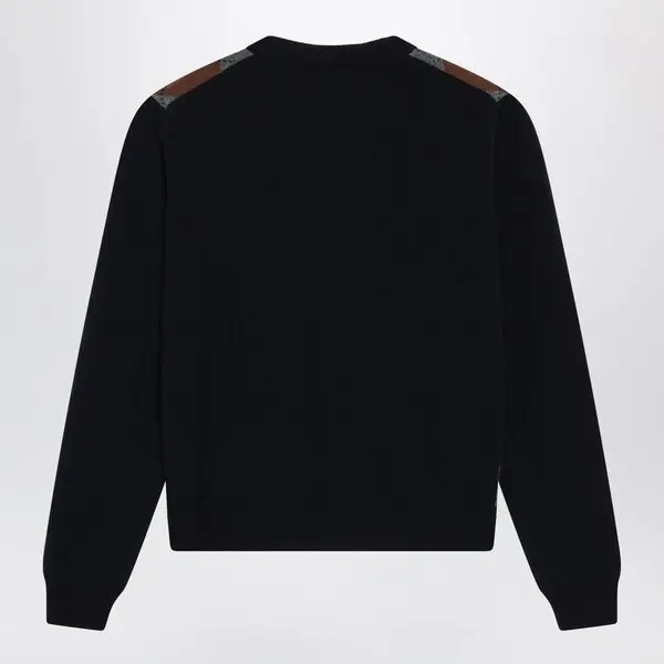 Prada Cashmere Argyle Cardigan