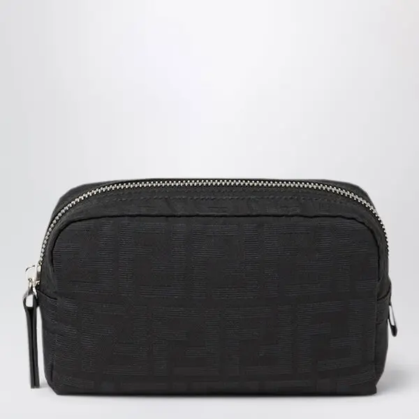 Fendi Superlight Ff Zucca Fabric Small Toiletry Case - Black