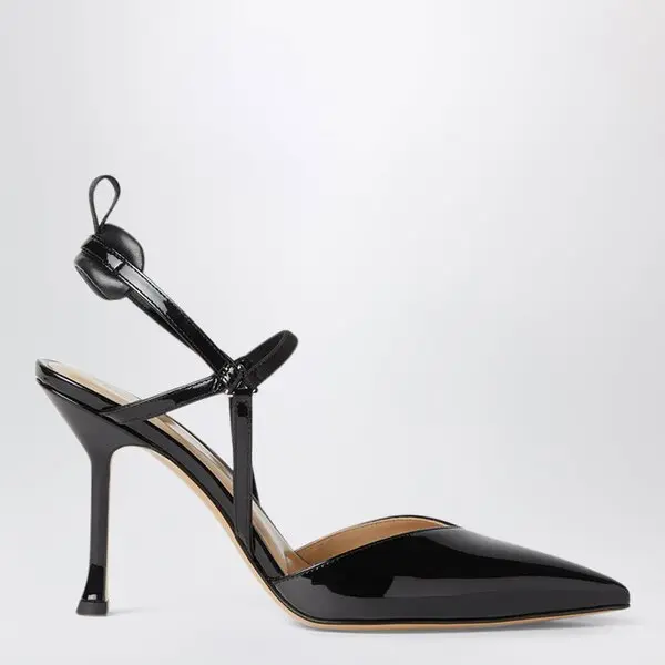 Fendi Patent Calf Leather Slingbacks - Black