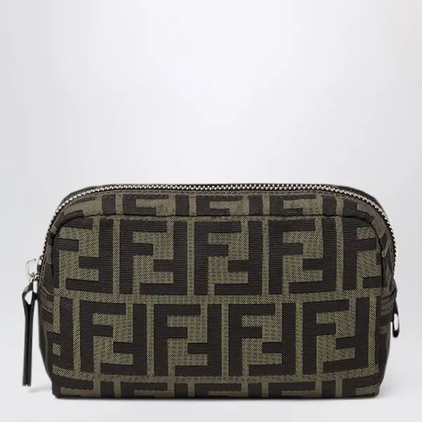 Fendi Superlight Ff Zucca Fabric Small Toiletry Case - Brown