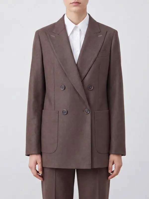 Max Mara Double Breasted Tailored Jacket