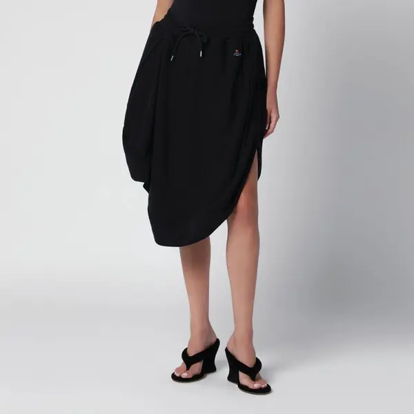 VIVIENNE WESTWOOD Zingara Cotton Skirt - Black