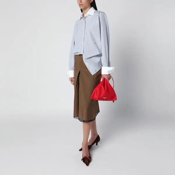 Prada Wish Pouch In Re-nylon