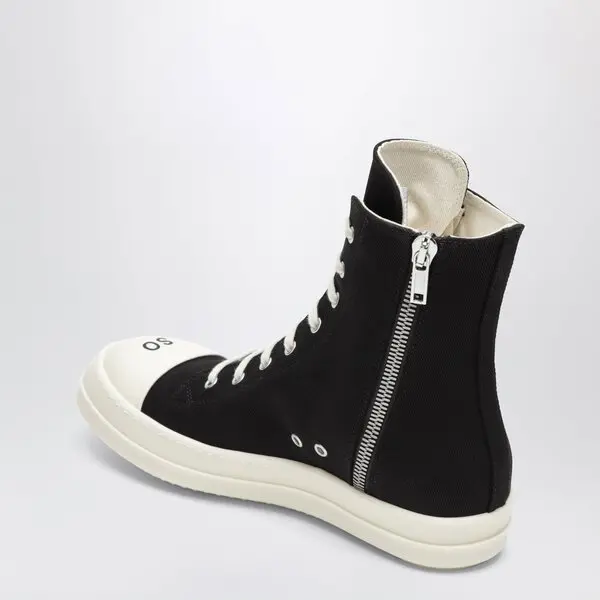 Rick Owens Canvas Lace-up High-top Sneakers