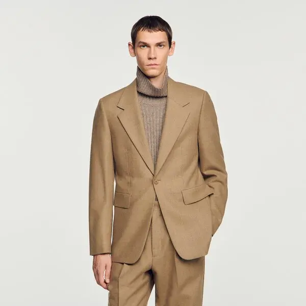 Sandro Wool Suit Jacket