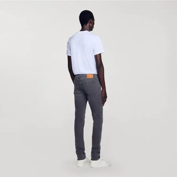 Sandro Washed Gray Jeans