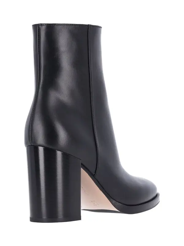 GIANVITO ROSSI Calfskin Santiago Ankle Boots