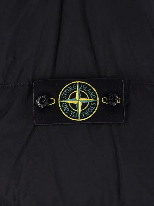 Stone Island Zip Jacket Crinkle Reps Ny - Black