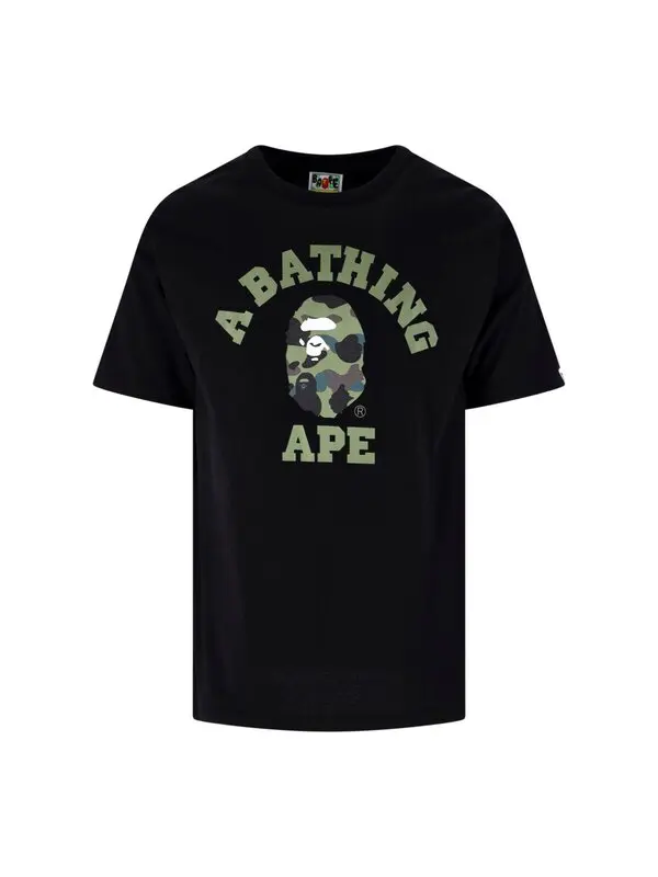 A BATHING APE T-shirt "1st Camo College - Black