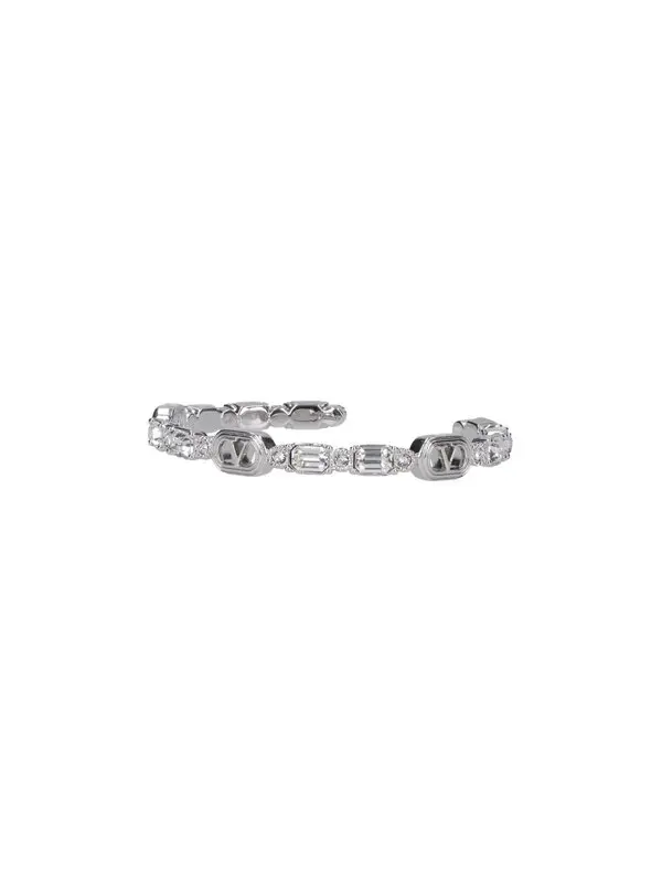 Valentino Garavani Ovalette Bracelet With Vlogo Signature