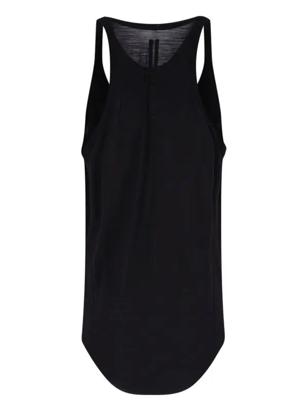 Rick Owens Tank Top "fog - Black
