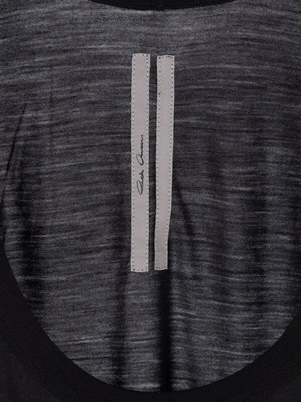 Rick Owens Tank Top "fog - Black