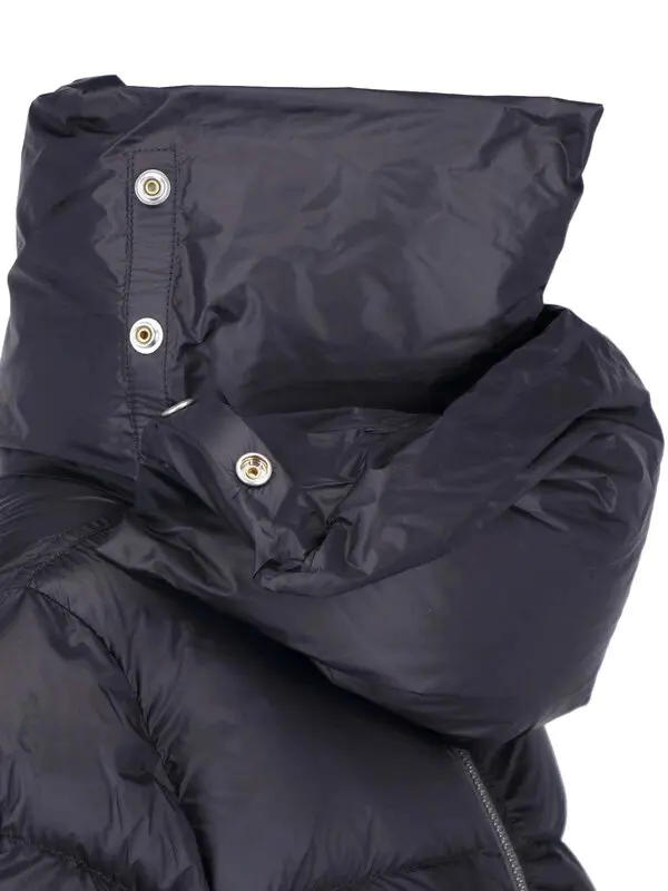Rick Owens Cropped Down Jacket With Maxi High Collar