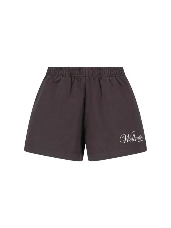 SPORTY & RICH 1800 Health Disco' Cotton Shorts