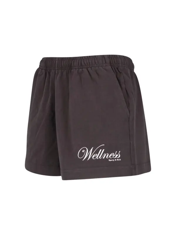 SPORTY & RICH 1800 Health Disco' Cotton Shorts