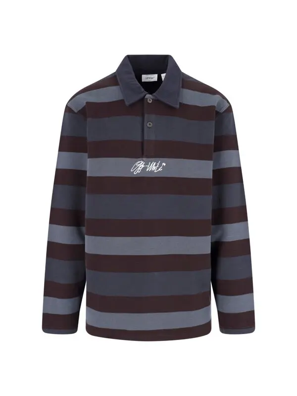 Off-White Polo "stroke - Multi