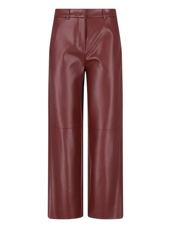 Max Mara Coated Jersey Straight Leg Pants