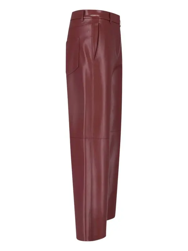 Max Mara Coated Jersey Straight Leg Pants