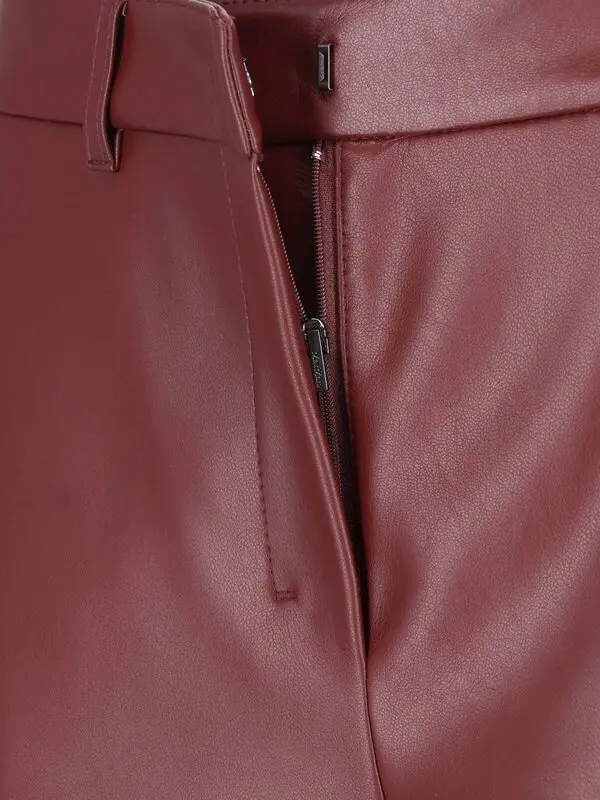 Max Mara Coated Jersey Straight Leg Pants