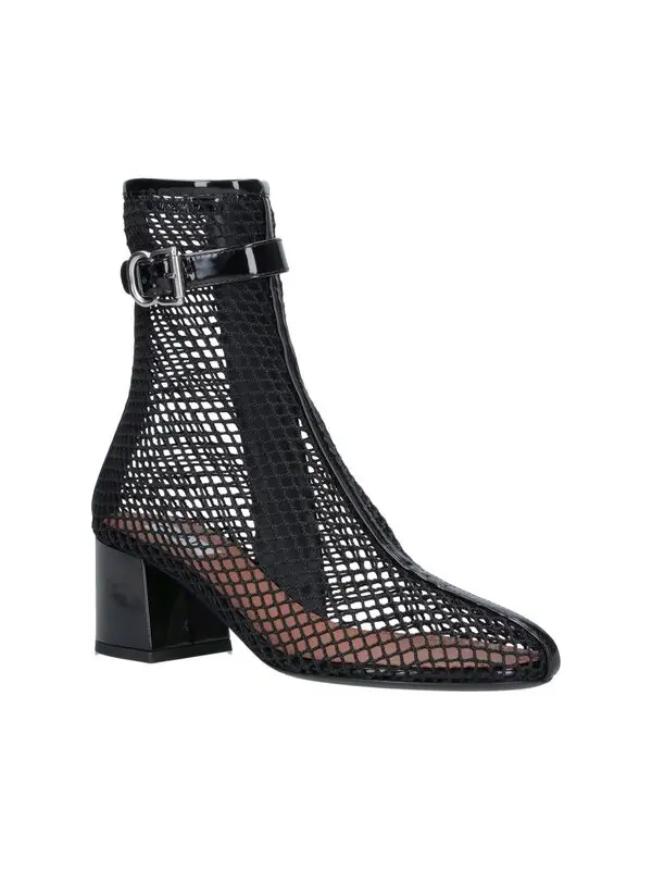 Alaïa Mesh Ankle Boots - Black