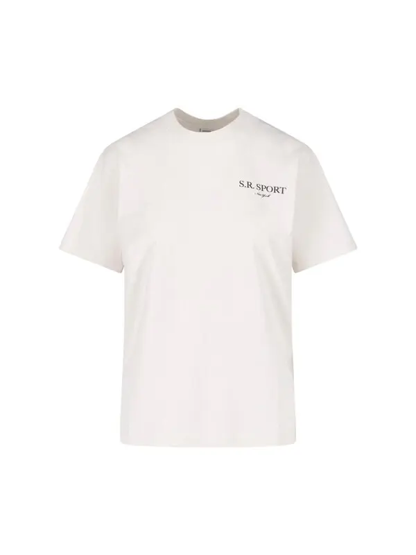 SPORTY & RICH T-shirt "wimbledon - White