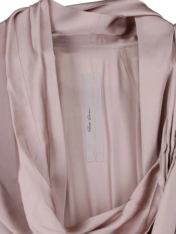Rick Owens Charmeuse Wrap Top