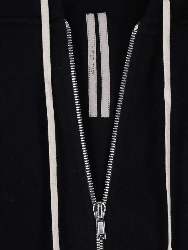 Rick Owens Cashmere Zip Hoodie