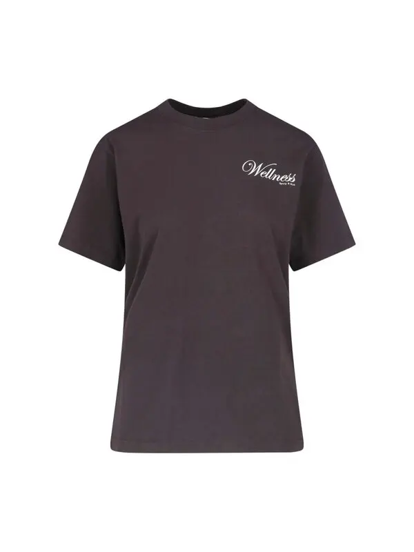 SPORTY & RICH T-shirt "soho - Brown
