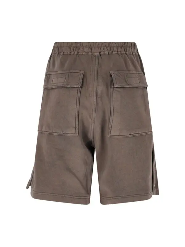 Rick Owens Sporty Button Shorts