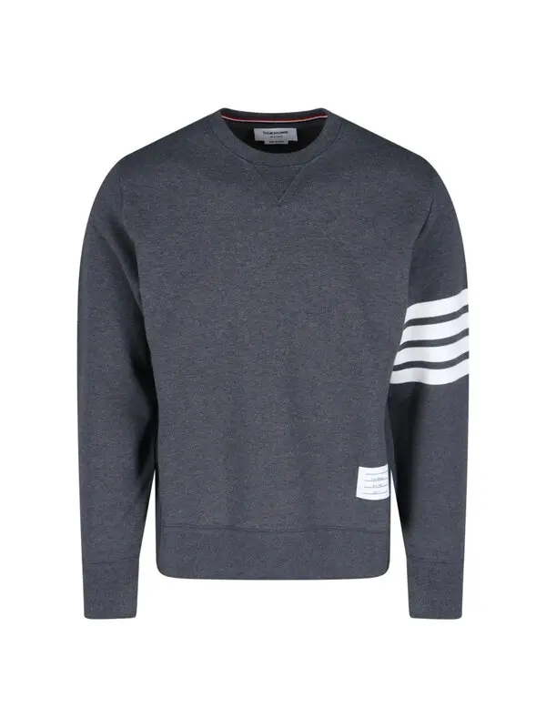 Thom Browne Loopback 4-bar' Crew Neck Sweatshirt
