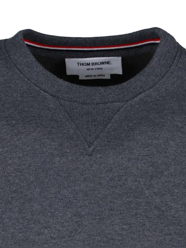 Thom Browne Loopback 4-bar' Crew Neck Sweatshirt