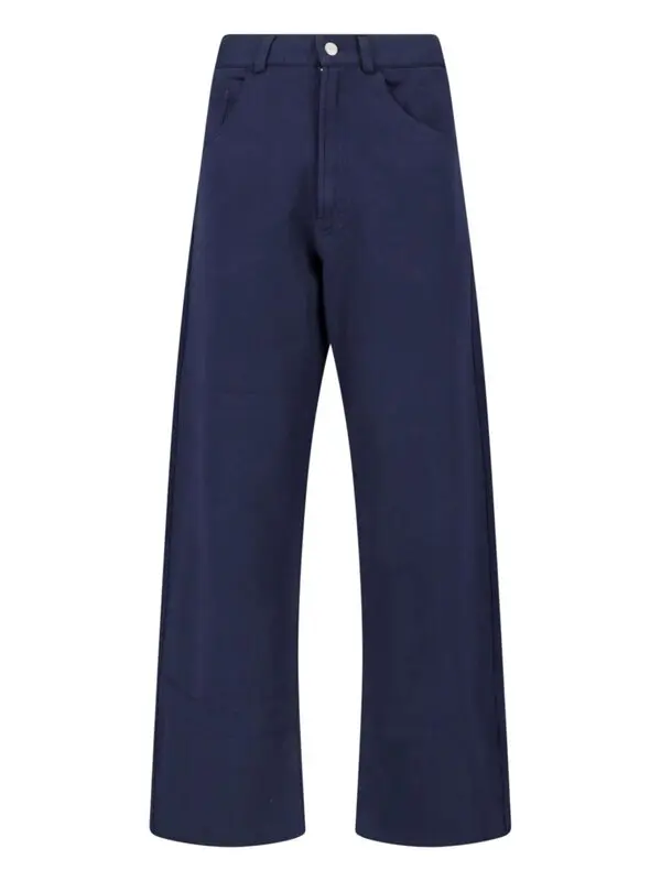 MAISON MARGIELA Wide Leg Cotton Sweatpants