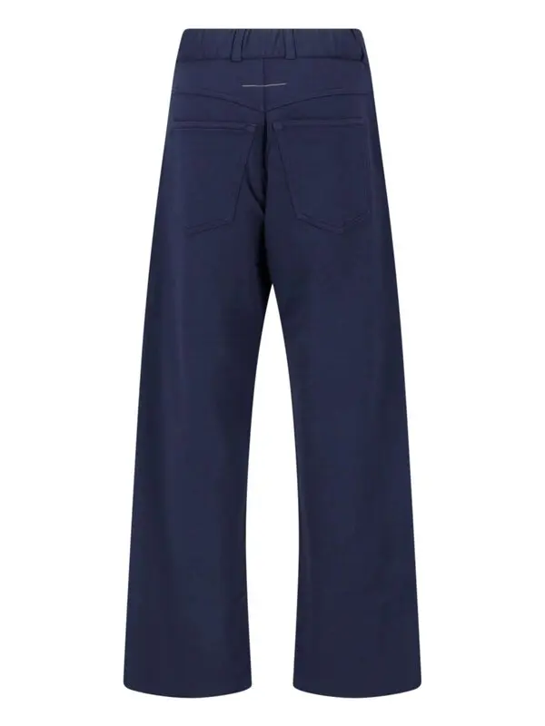 MAISON MARGIELA Wide Leg Cotton Sweatpants