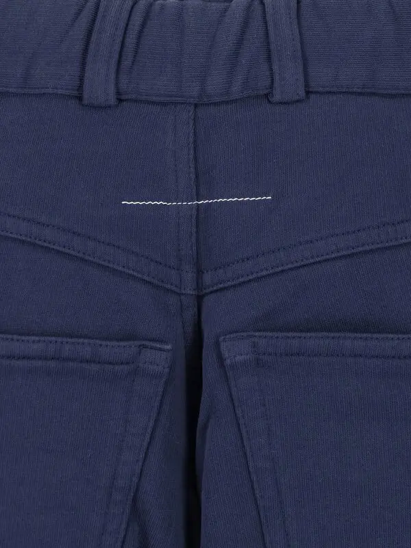 MAISON MARGIELA Wide Leg Cotton Sweatpants