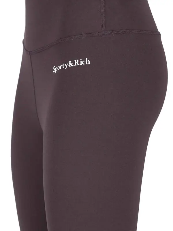 SPORTY & RICH Logo Leggings