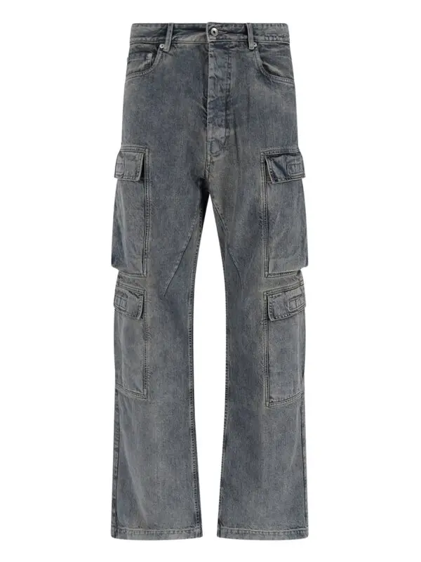Rick Owens Double Cargo" Wide Jeans