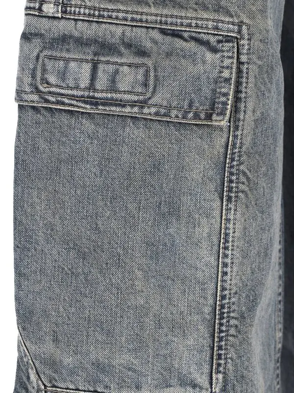 Rick Owens Double Cargo" Wide Jeans