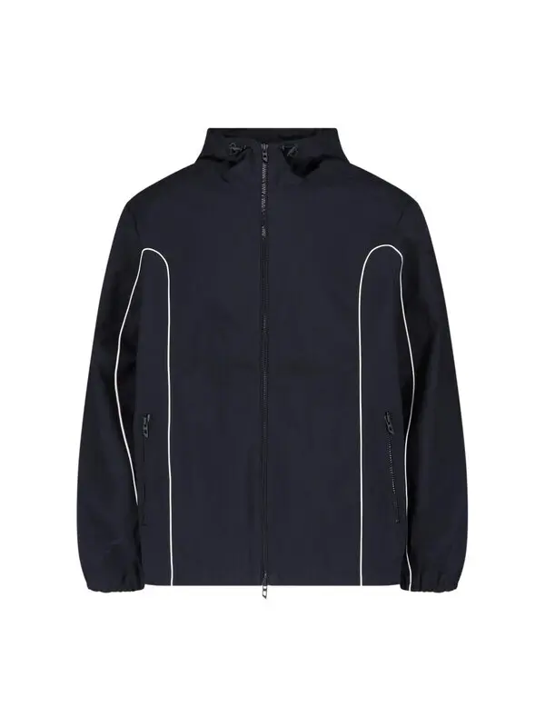 DIESEL® J-hives Jacket With Drawstring Hood And Logo Embroidery