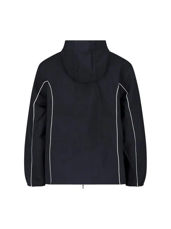 DIESEL® J-hives Jacket With Drawstring Hood And Logo Embroidery